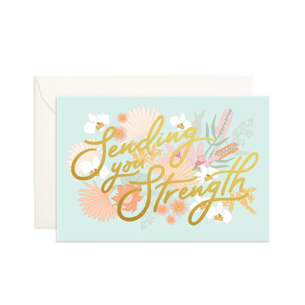 Sending You Strength - Mini Greeting Card | Meadow Club